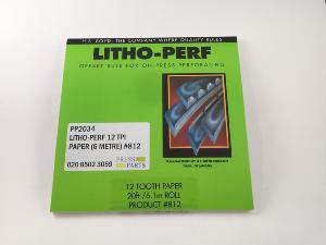 Litho-Perf 12tpi 6m paper • Consumables | Press Parts Ltd