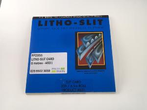 Litho-Slit card • Consumables | Press Parts Ltd