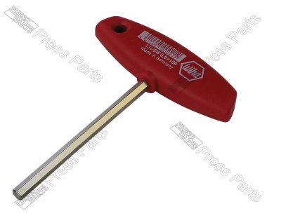 Hex driver T-Handle 6 x 100mm • Tools | Press Parts Ltd